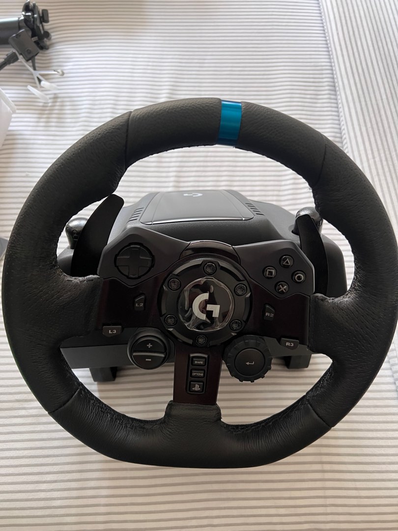 Logitech G923 Steering Wheel and Pedals, Video Gaming, Gaming ...