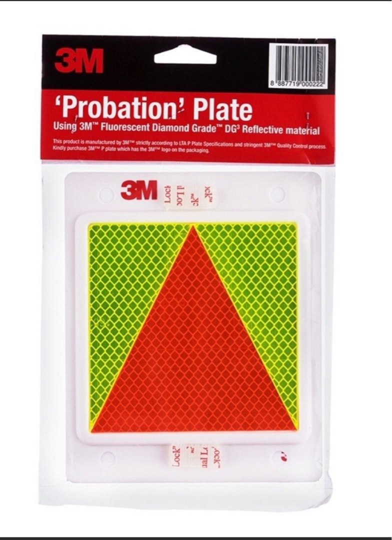 Looking for (LF) free P-Plate Triangle Plate Probation Plate, Car ...