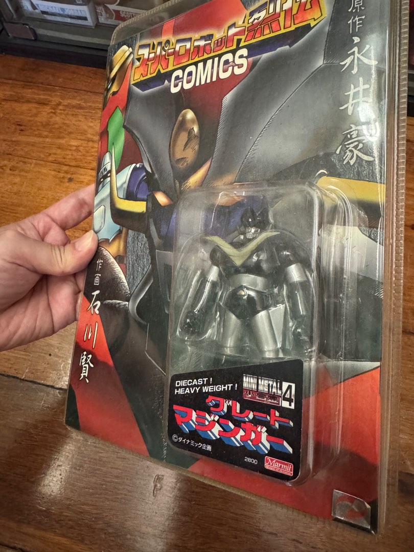 Marmit Mini Metal Great Mazinger Z Black Version MOC, Hobbies & Toys, Toys & Games on Carousell