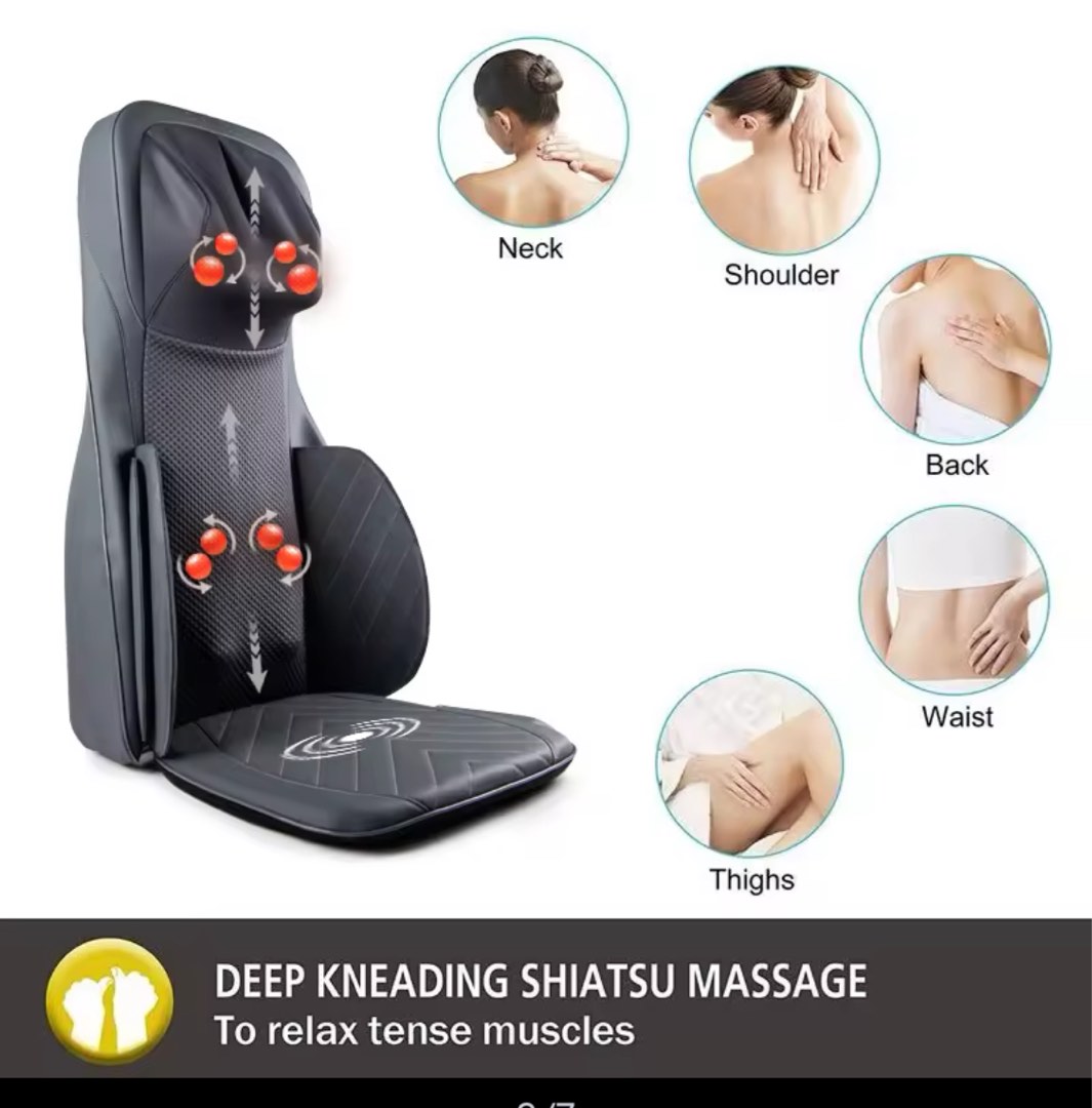 Neck & Back Deep Kneading Massage with Heat, Health & Nutrition ...