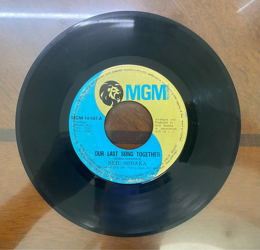 Neil Sedaka - Our Last Song Together - Philippines Original Vocal Pop ...