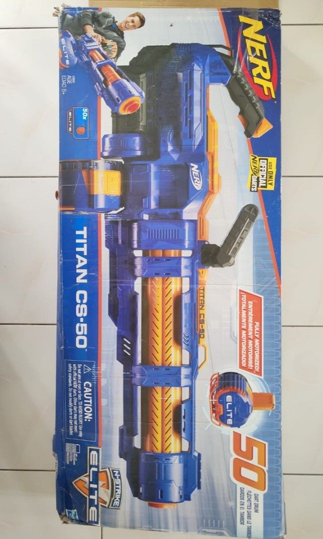 NERF TITAN CS-50, Hobbies & Toys, Toys & Games on Carousell