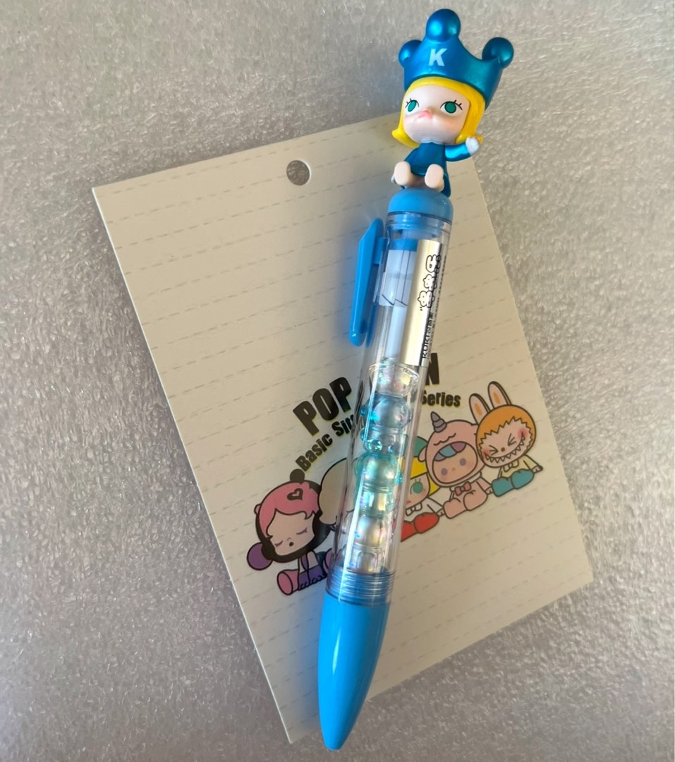 New genuine popmart Molly Ballpoint Pen in Popmart backcard packaging ...