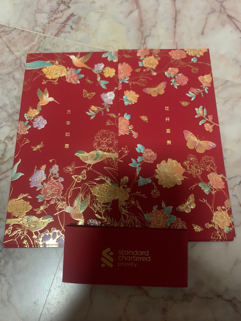 New Standard Chartered Bank Priority Red Packet 2025, Hobbies & Toys ...