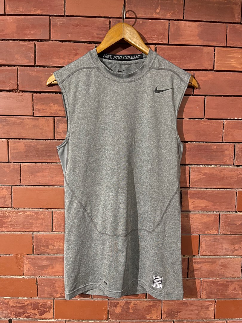 Nike Pro Combat Compression Sando, Men's Fashion, Activewear on Carousell