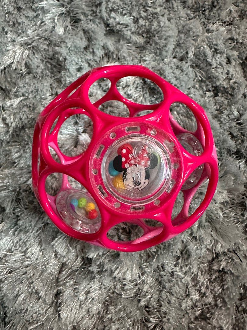Oball Easy Grasp Rattle Ball Disney Baby Toy - Minnie Mouse, Babies ...