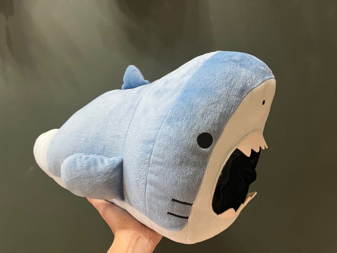 Original 40cm SAMEZU Shark Jinbe Plush XL Open Mouth / pocket mouth ...