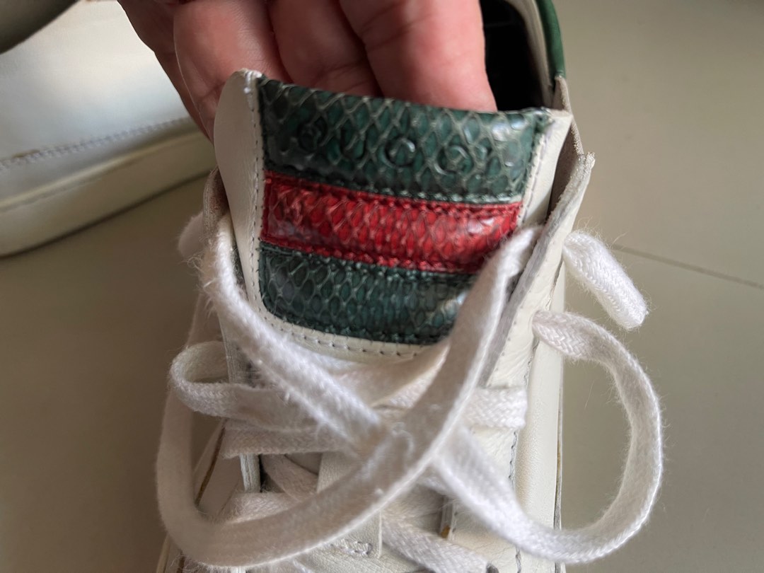 Original GUCCI rubber shoes(phyton)us9, Women's Fashion, Activewear on ...