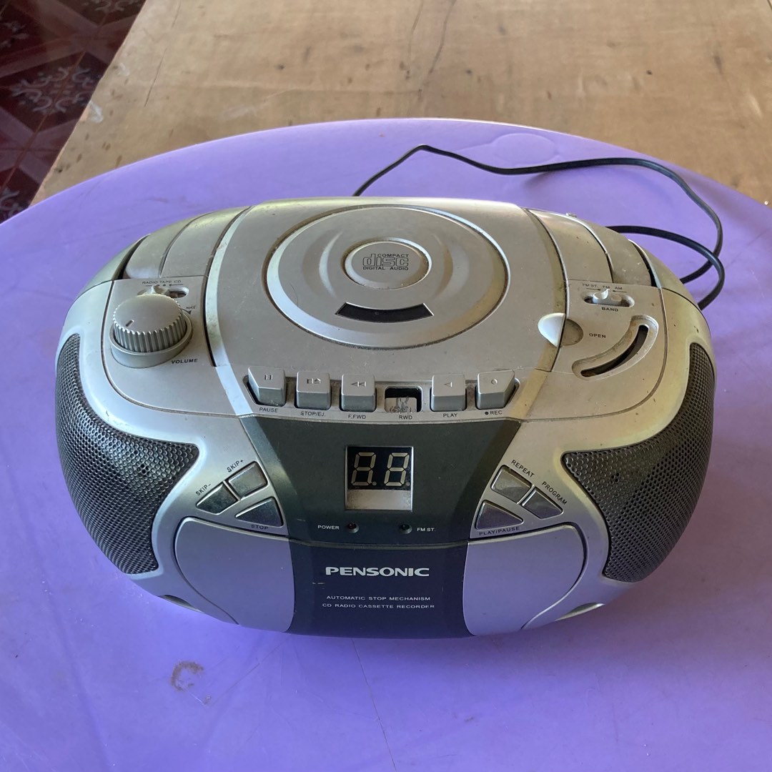 Pensonic radio cassette kaset cd mp3 player, Audio, Portable Music ...