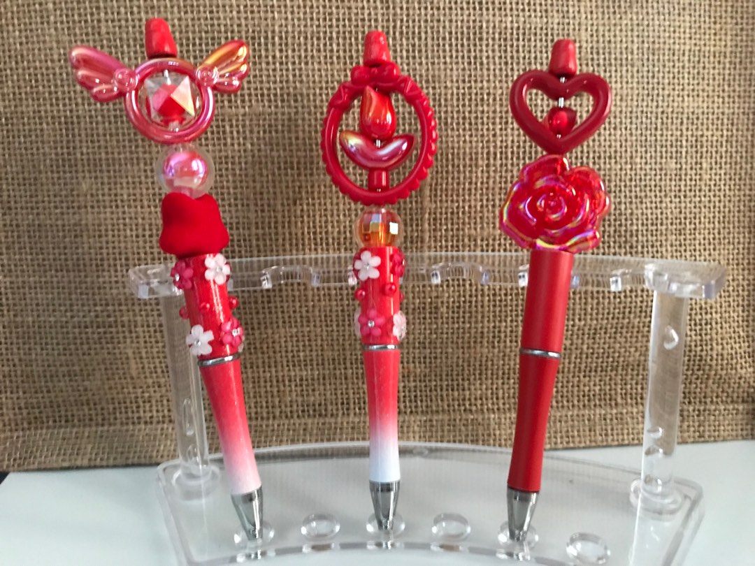 Personalized DIY Pens - Red Batch 3, Hobbies & Toys, Stationary & Craft ...