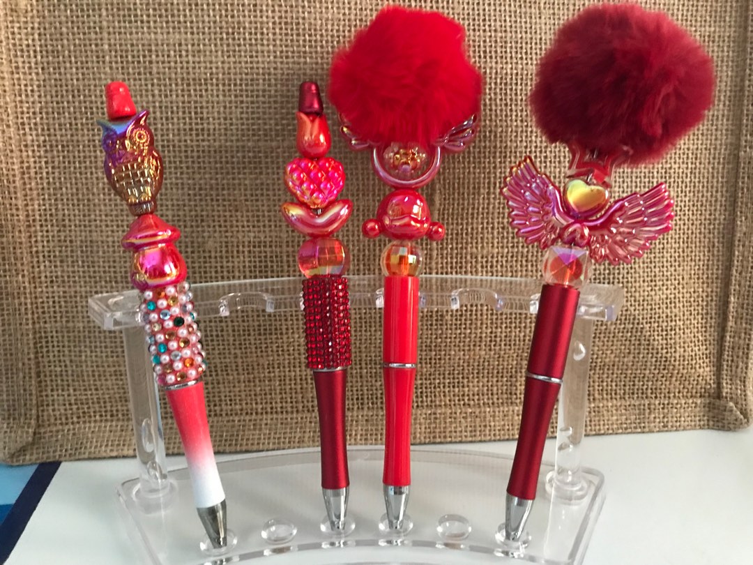 Personalized DIY Pens - Red Batch 4, Hobbies & Toys, Stationary & Craft ...