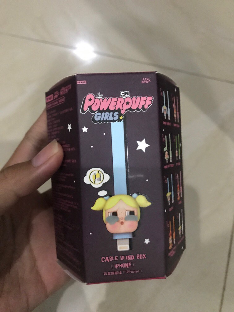 POP MART CRYBABY POWERPUFF GIRLS SERIES ORIGINAL 100% -CABLE IPHONE ...