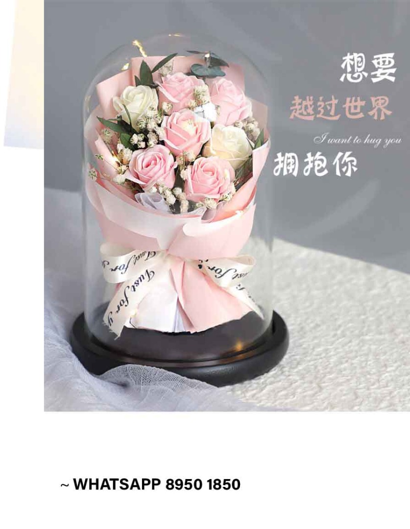 Preserved Flower Glass Dome | Dried Rose rack " inch 29 front seat ...