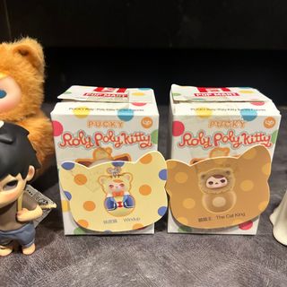 [FULLSET] POPMART PUCKY ROLY POLY KITTY CAT SERIES PLUSH BLIND BOX ...