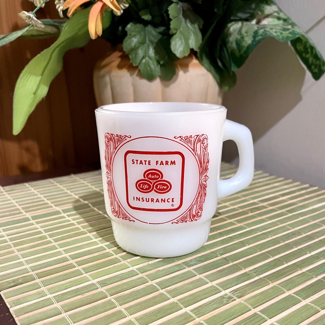 Rare Anchor Hocking State Farm mug - SD, Hobbies & Toys, Collectibles ...