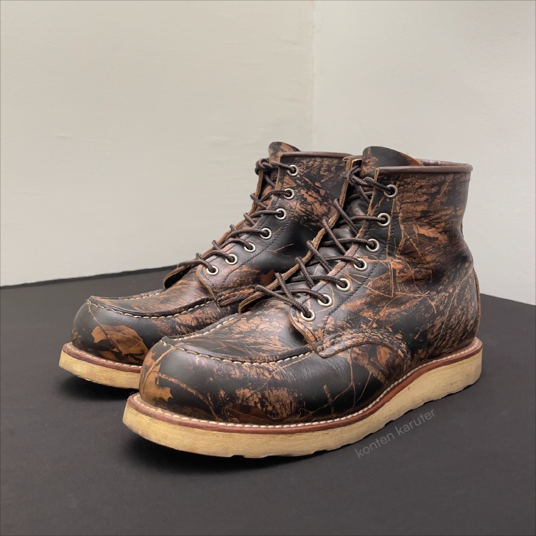 Red Wing 8884 Mossy Oak Camouflage Moc Boots, Men's Fashion, Footwear ...