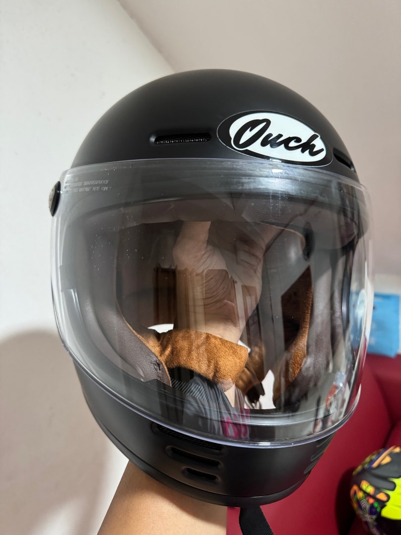 Rook Classic Helmet Large Size, Motorbikes, Motorbike Parts ...