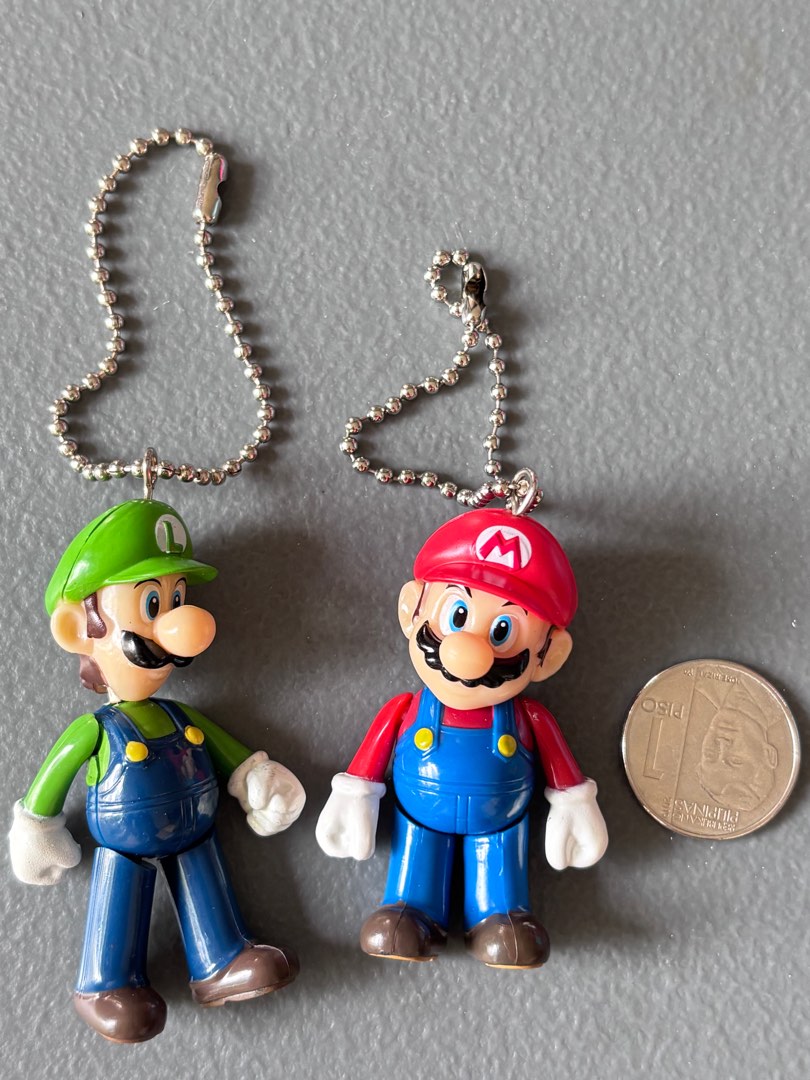 Sale! Super Mario and Luigi keychain set, Hobbies & Toys, Memorabilia ...