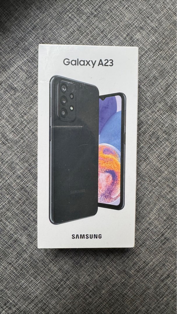 samsung galaxy a23 black 128 gb 6 gb ram, Telepon Seluler & Tablet ...