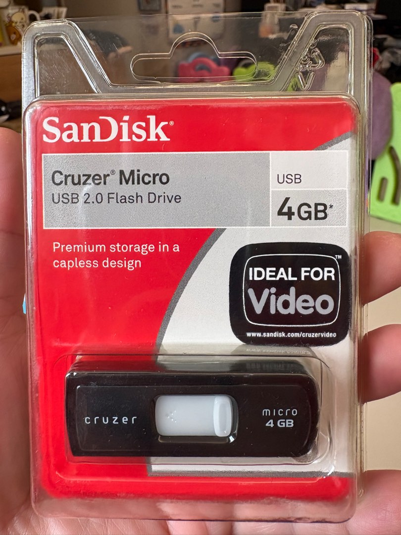 Sandisk usb flash drive 4gb, 電腦＆科技, 電腦周邊及配件, 硬碟及儲存器 - Carousell