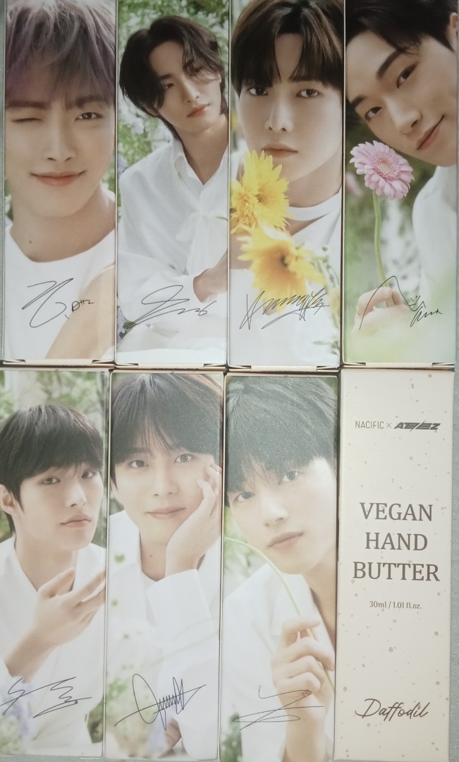 SEALED ATEEZ X NACIFIC VEGAN HAND BUTTER, Beauty & Personal Care, Hands ...