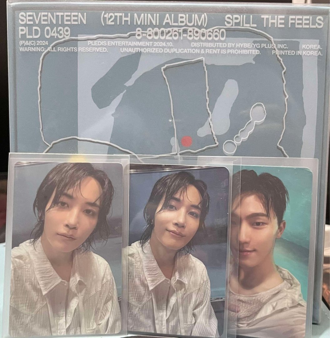 Seventeen STF Spill the Feels Feel Blue Ver Unsealed Album with ...