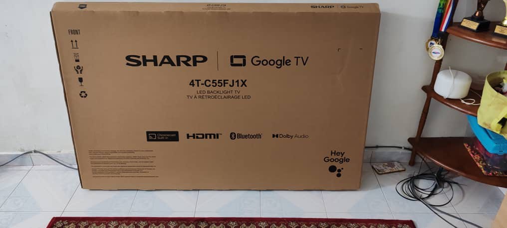 Sharp android tv 55 inch, TV & Home Appliances, TV & Entertainment, TV ...