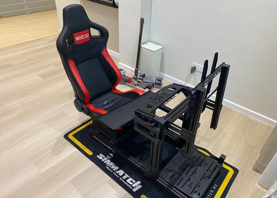 Sim Racing Rig Simmatch Pro for GT7, Asetto Corsa, Hobbies & Toys, Toys ...