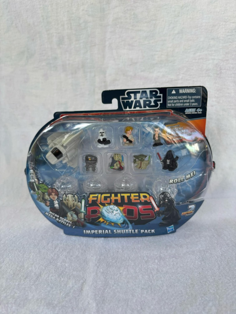Star Wars Fighter Pods Imperial Shuttle Pack Series 2, 8 Figs, 4 Pods ...