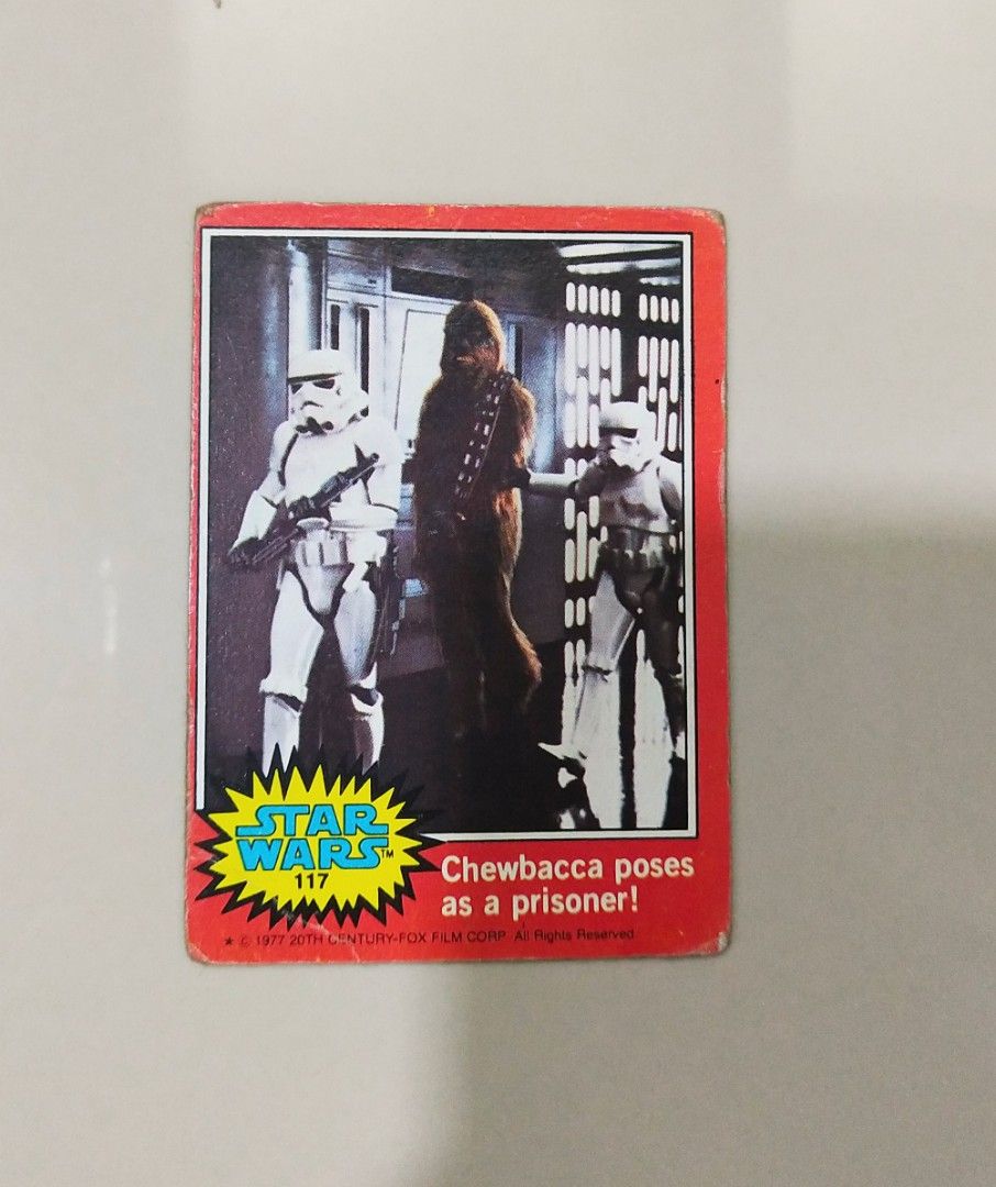 Star Wars Vintage 1977 Trading Card Collectables 20th Century-Fox Film ...