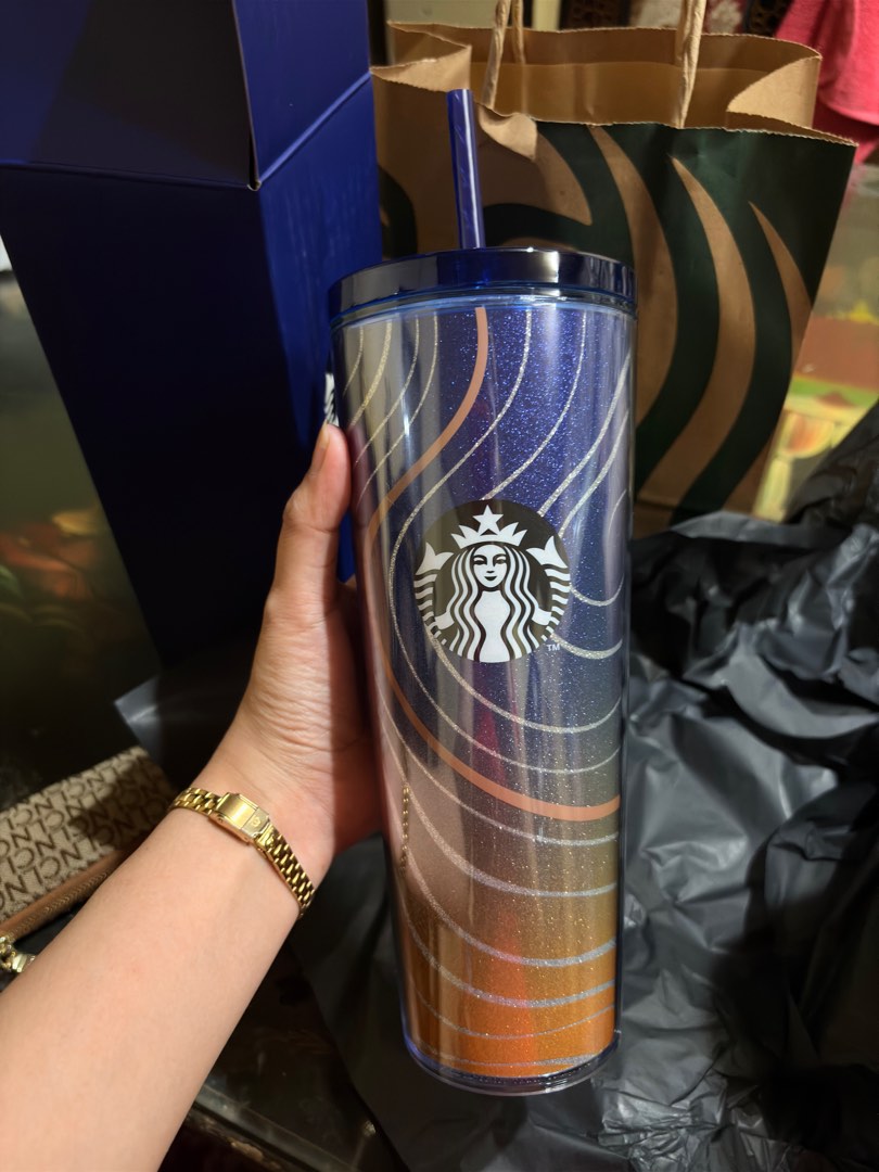 Starbucks 2025 indigo cold cup, Furniture & Home Living, Kitchenware ...