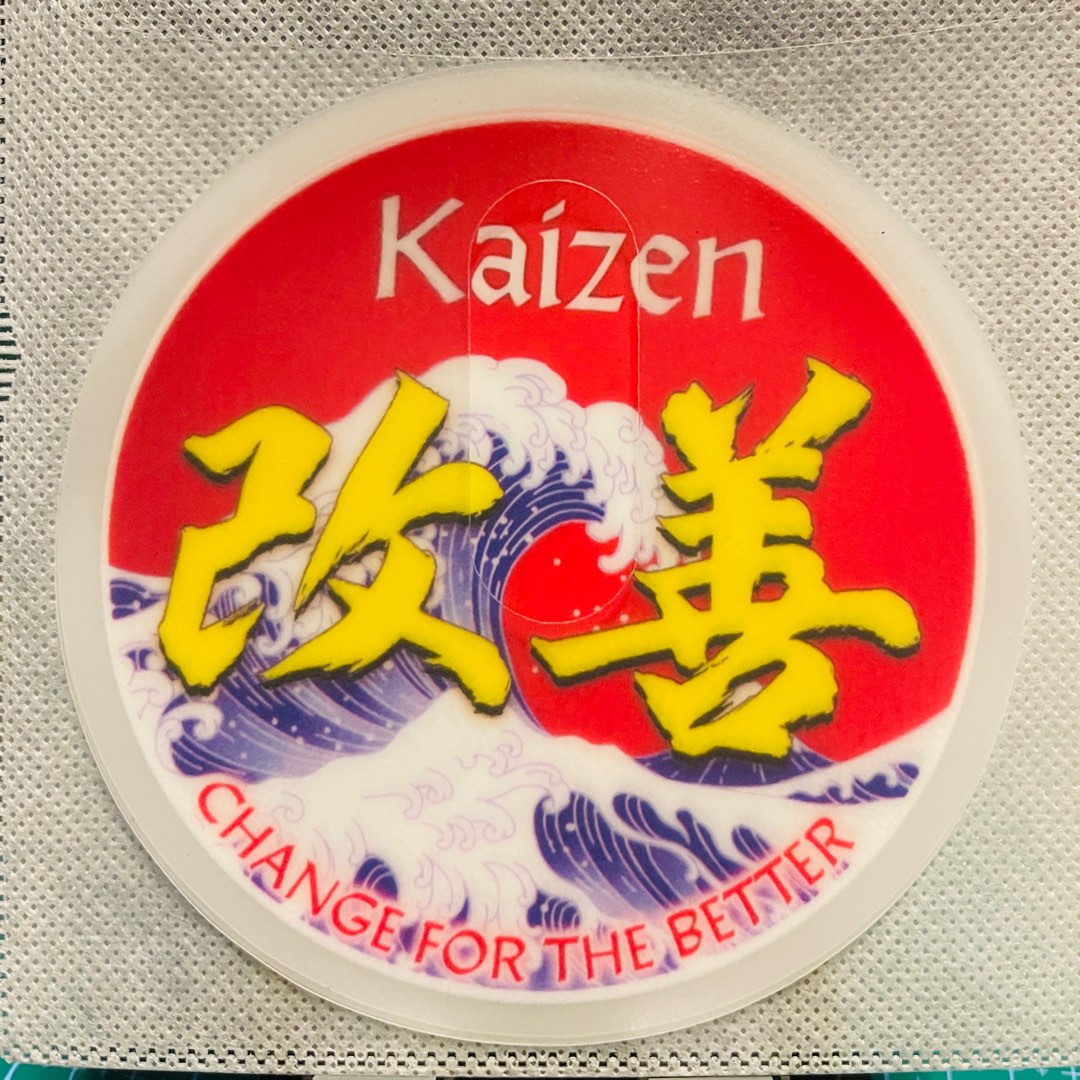 Static Cling Decals: Japanese / Kaizen . 11cm diameter. Free Normal ...