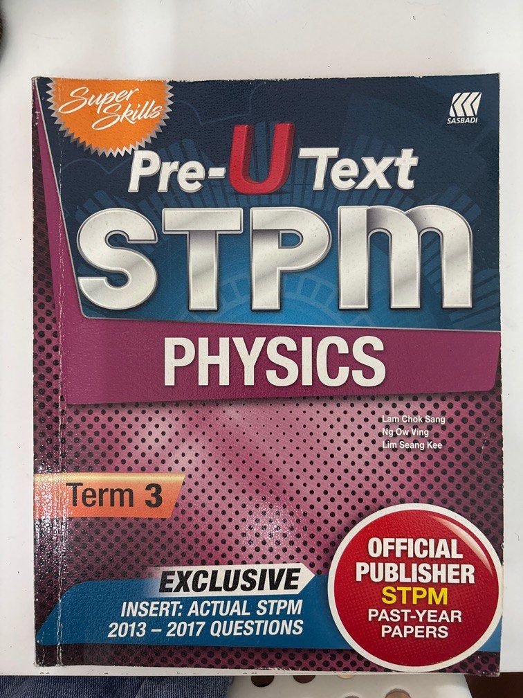 STPM Physics Term 3, Hobbies & Toys, Books & Magazines, Textbooks on ...