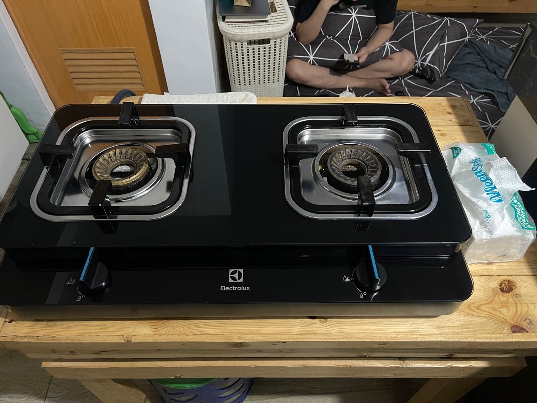 TEMPERED GLASS STOVE W/ EC GAS CYLINDER, TV & Home Appliances, Kitchen ...