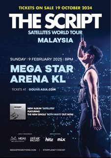 The Script Live in KL - 9 February 2025 [WANT TO SELL], Tickets ...