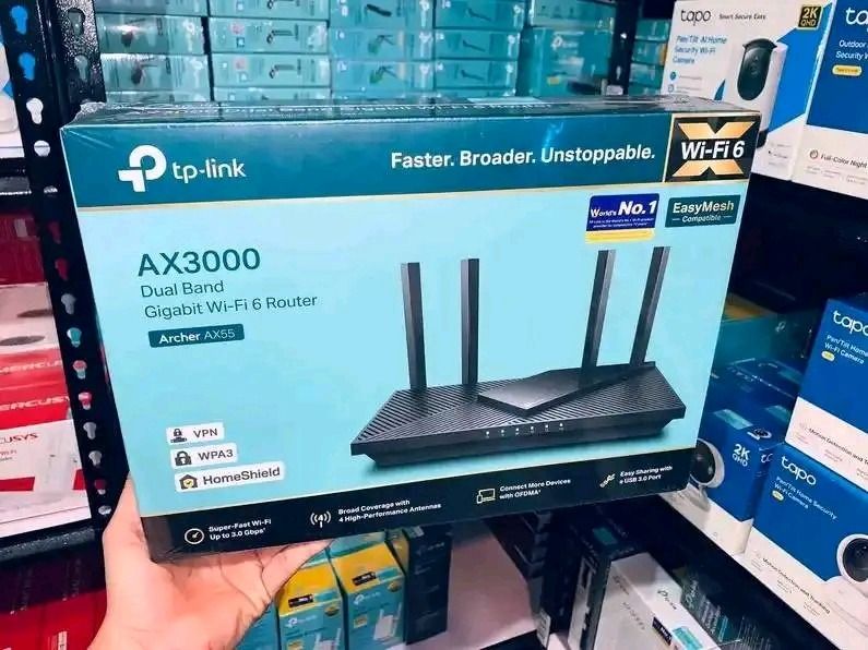 TP-Link Archer AX55 AX3000 Dual Band Gigabit WiFi 6 Router, Computers ...