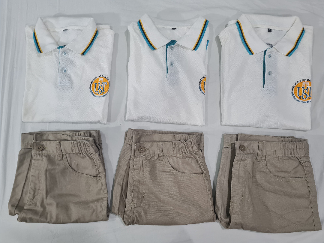 UST-SHS (UST Senior High School) Type B Uniform Male, Men's Fashion ...
