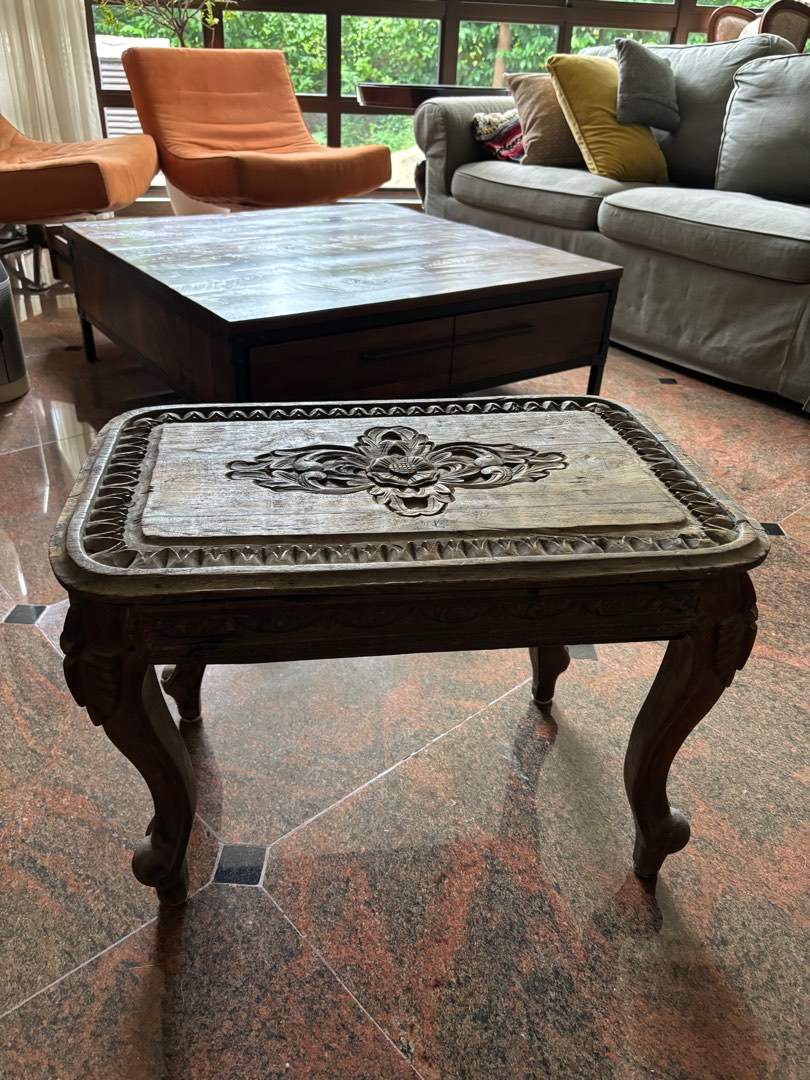 Vintage Balinese Coffee Table, Furniture & Home Living, Furniture ...