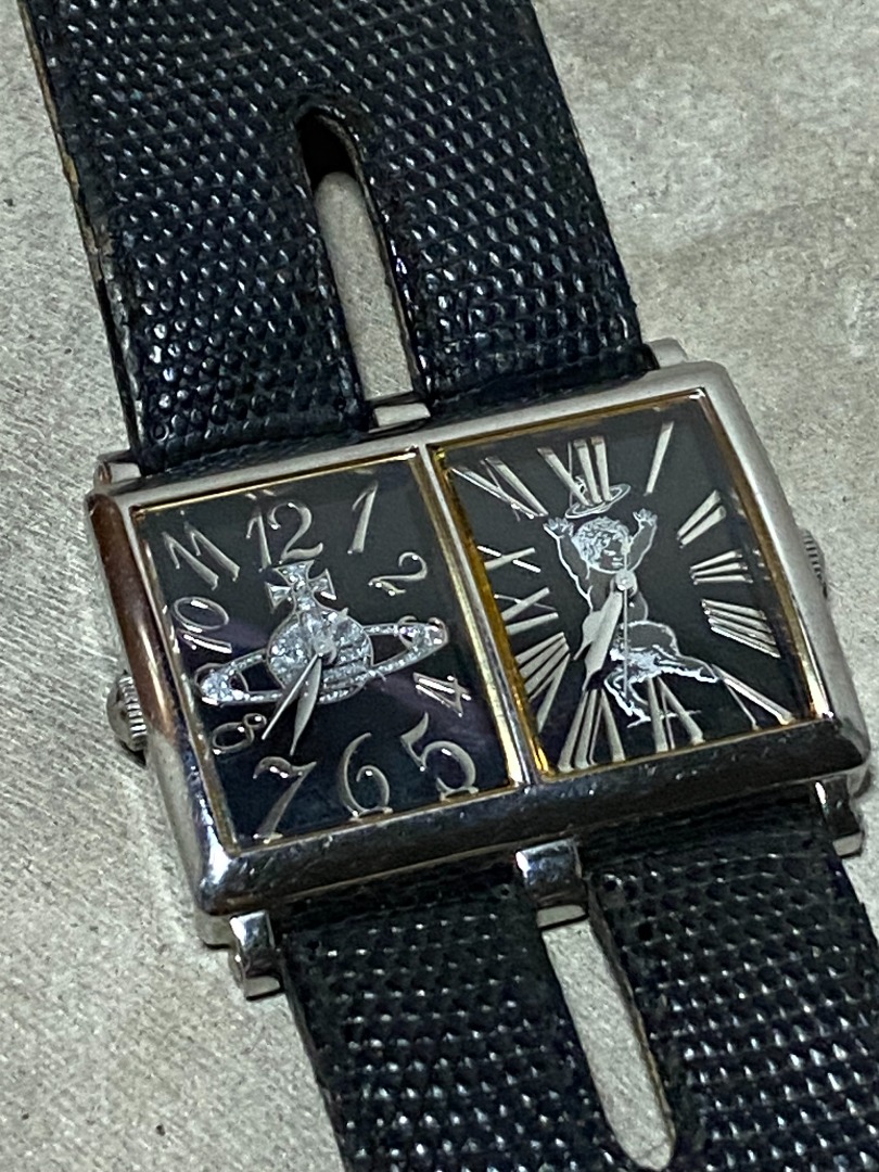 Vivienne Westwood - Double Face Watch Ove Satya Black, Luxury, Watches ...