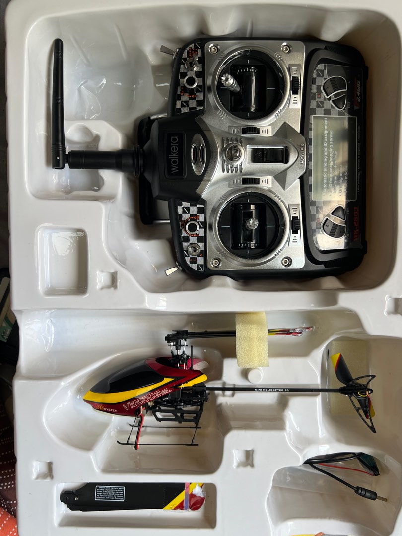 WALKERA 3d helicopter and remote, Hobbies & Toys, Toys & Games on Carousell