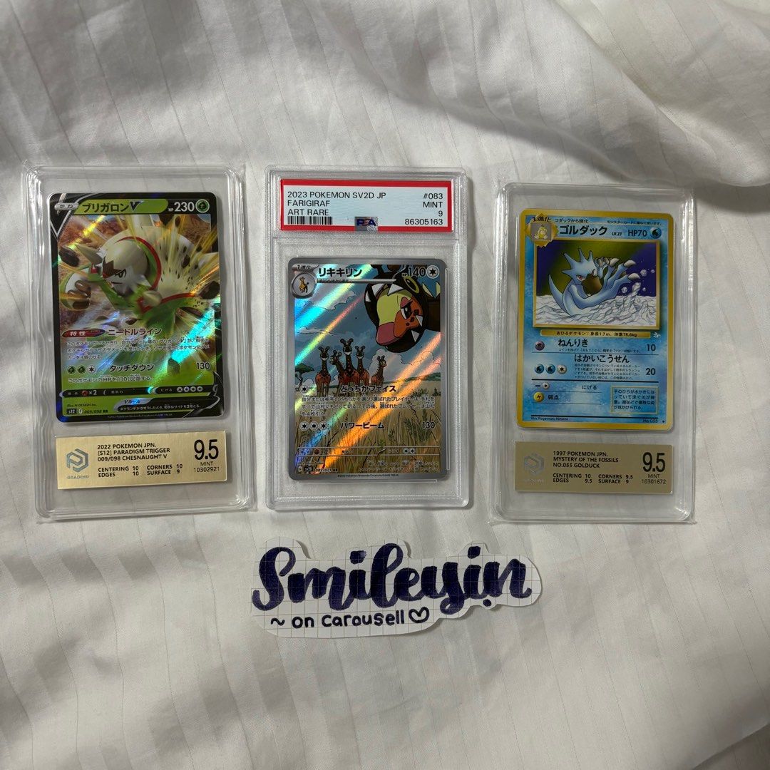 [WTS] Pokemon Vintage & Modern The Fossils Golduck SV2D Farigiraf AR ...