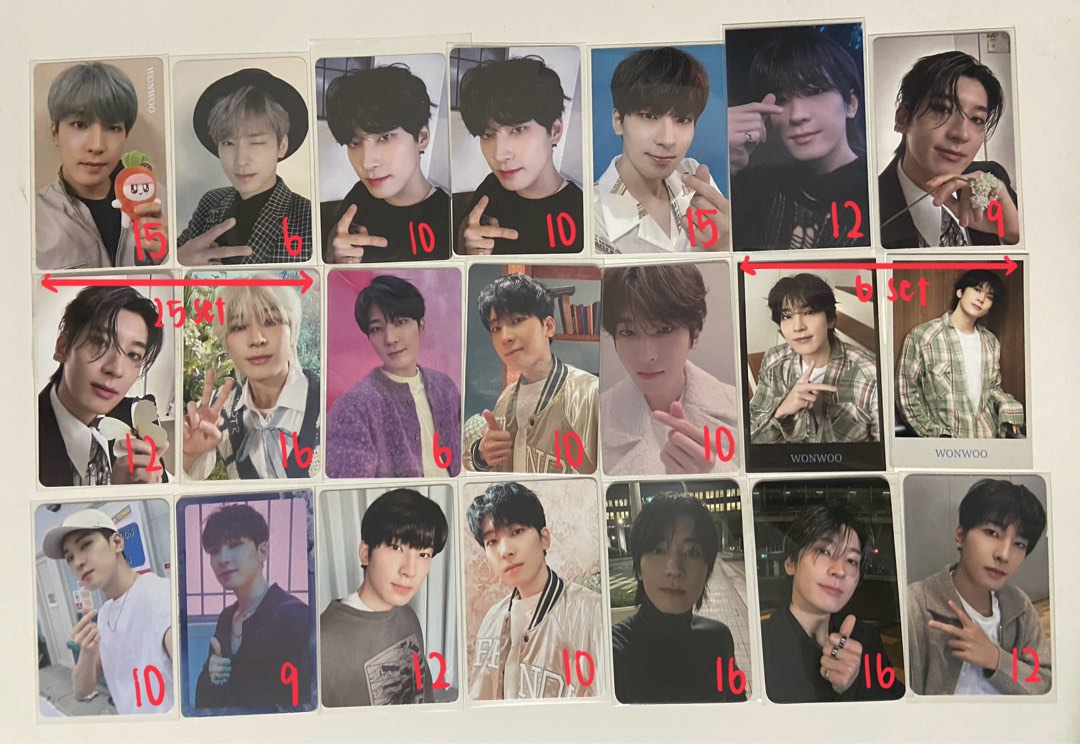 WTS seventeen svt #no2 assorted pc wonwoo wonu, Hobbies & Toys ...