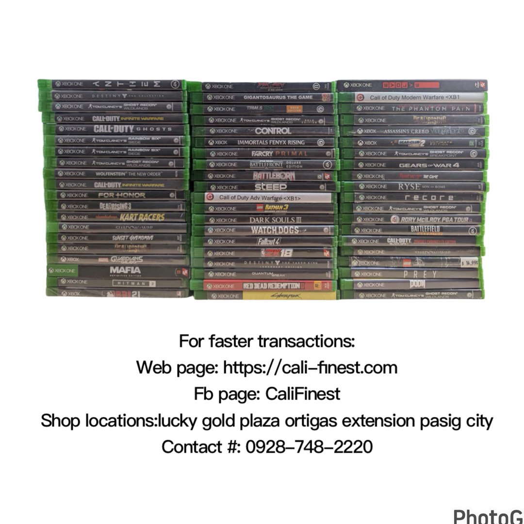 XBOX ONE video games, Hobbies & Toys, Music & Media, CDs & DVDs on ...