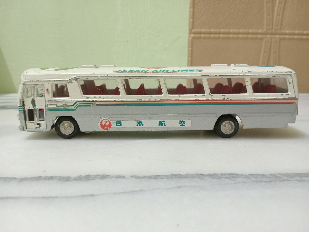 Yonezawa made in Japan Diapet Bus grey rare vintage vtg antik antique ...