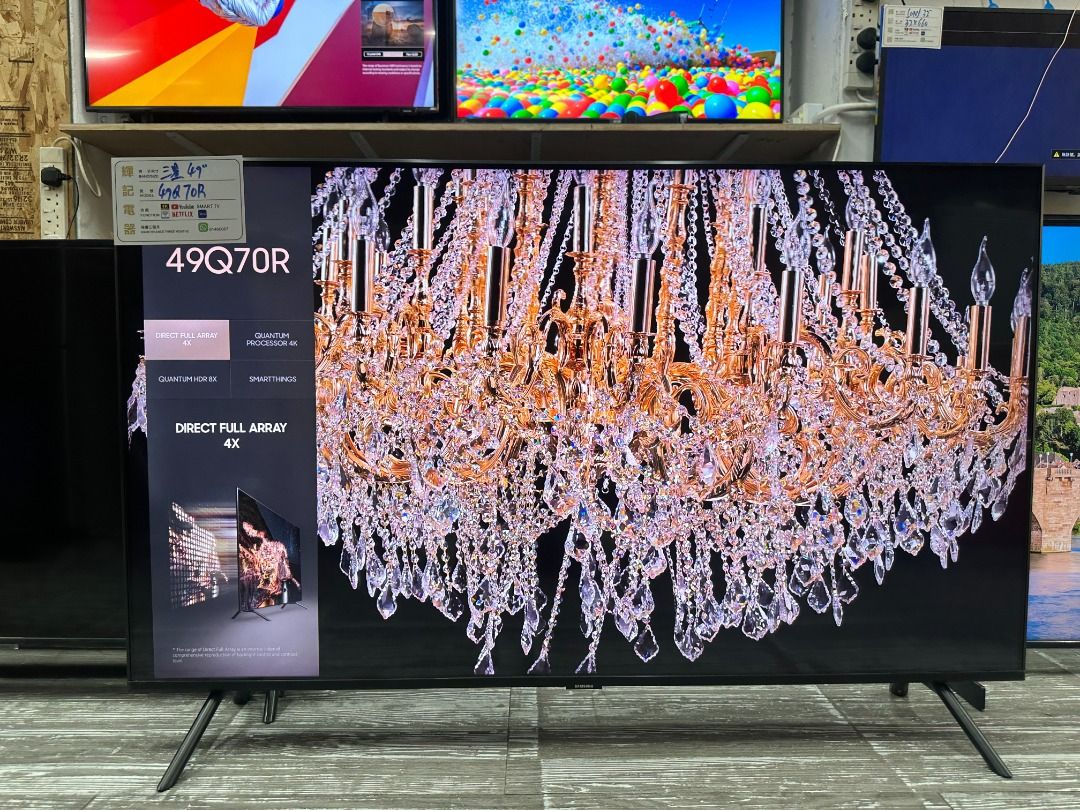49吋 4K SMART TV 三星QA49Q70R 上網 電視, 家庭電器, 電視 & 其他娛樂, 電視 - Carousell