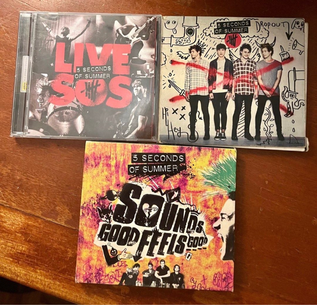 5sos 5 seconds of summer albums take all!! - live sos / debut album ...