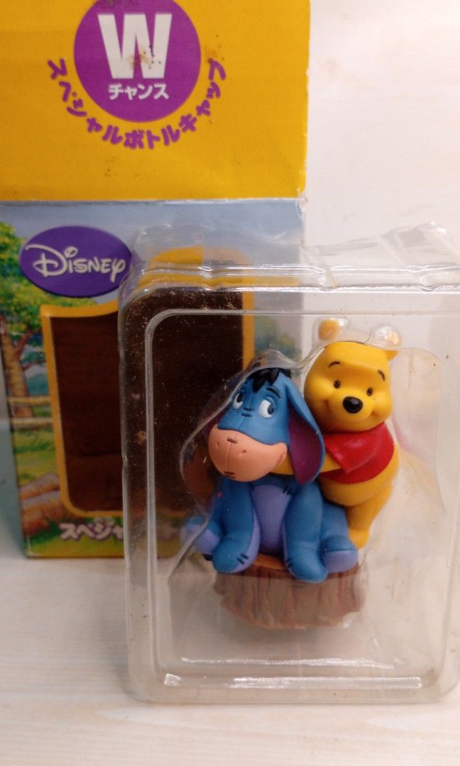 9cm disney pooh hugging eyore winnie the pooh figure toy with box ...