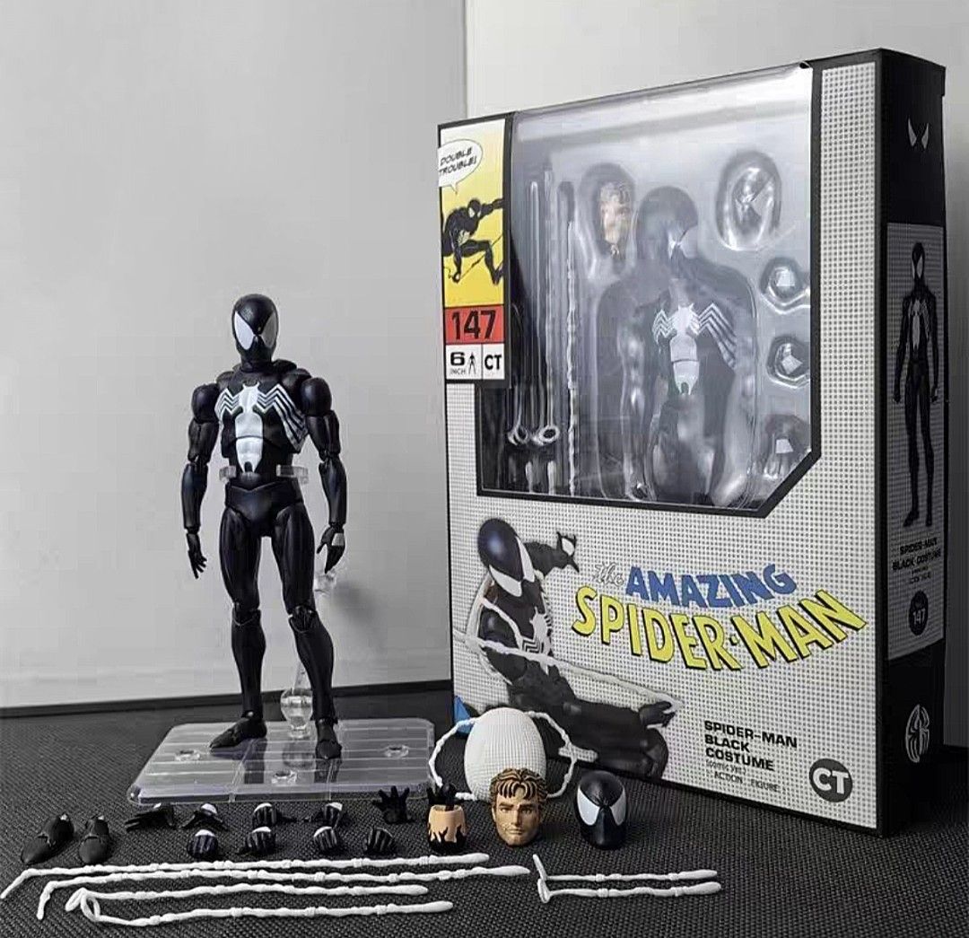 🔥 Marvel CT Toys MAFEX 168 Symbiote Spider-Man - [ SPIDER-MAN ...
