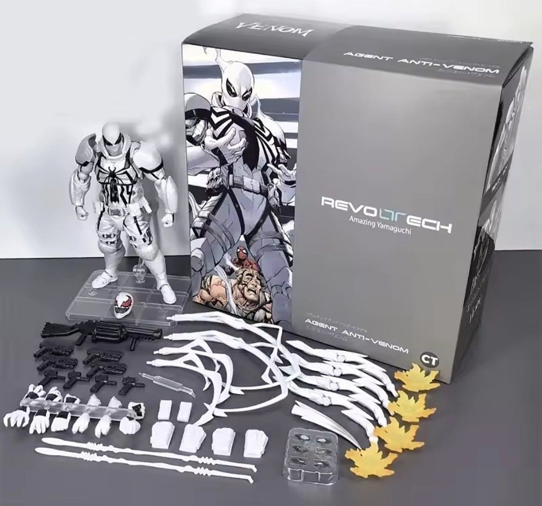 🔥 Marvel CT Toys Revoltech White Agent Anti Venom - [ VENOM ], Hobbies ...