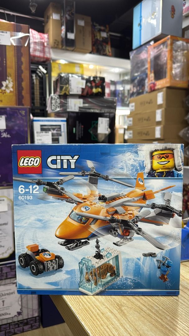 全新 Lego 60193 Arctic Air Transport City 城市系列 極地空中運輸, 興趣及遊戲, 玩具 & 遊戲類 ...